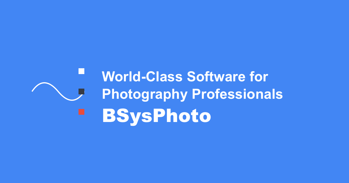 BSysPhoto - World-Class Software for Photography Professionals